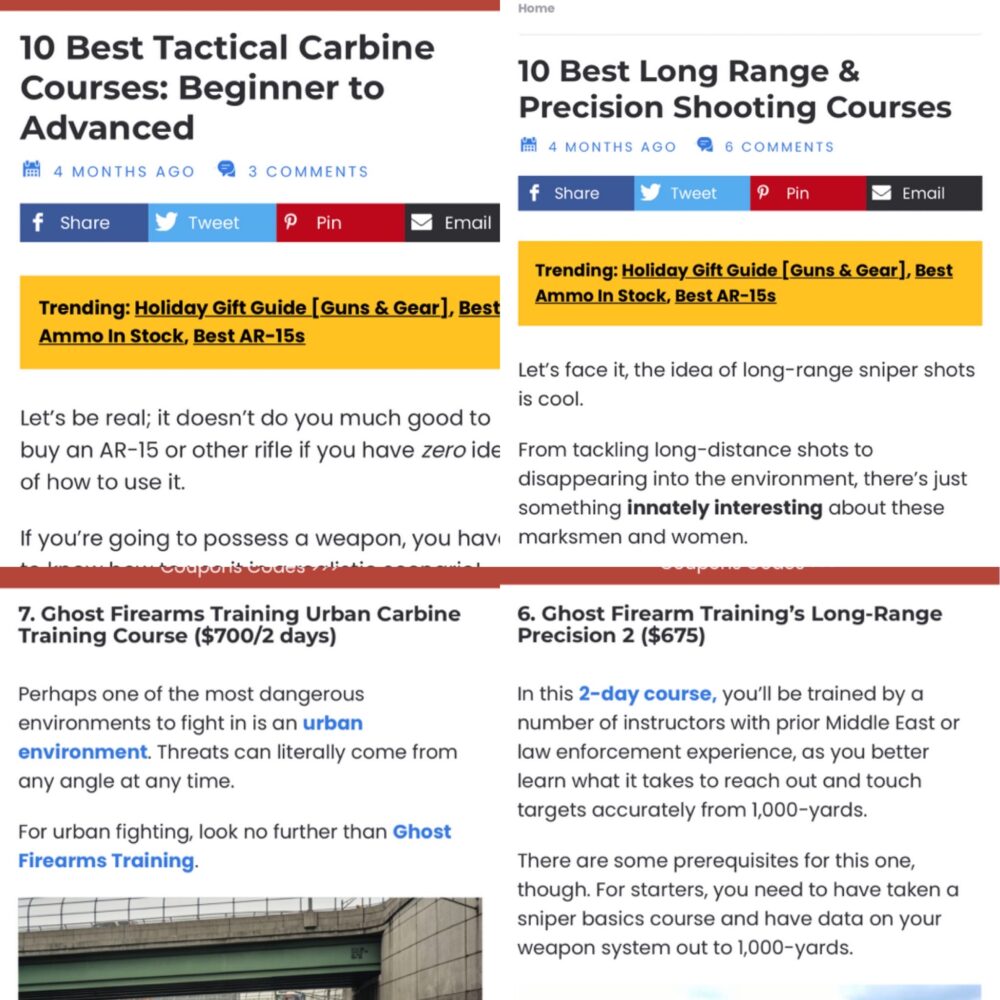 Ghost Firearms Training - Long Range & Tactical Carbine Courses